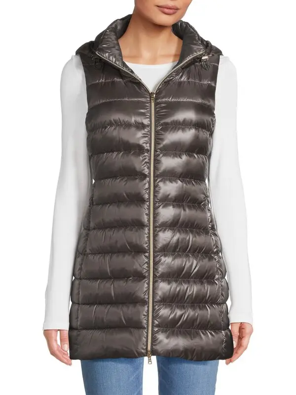 Herno Iconico Serena Nylon Ultralight Long Vest