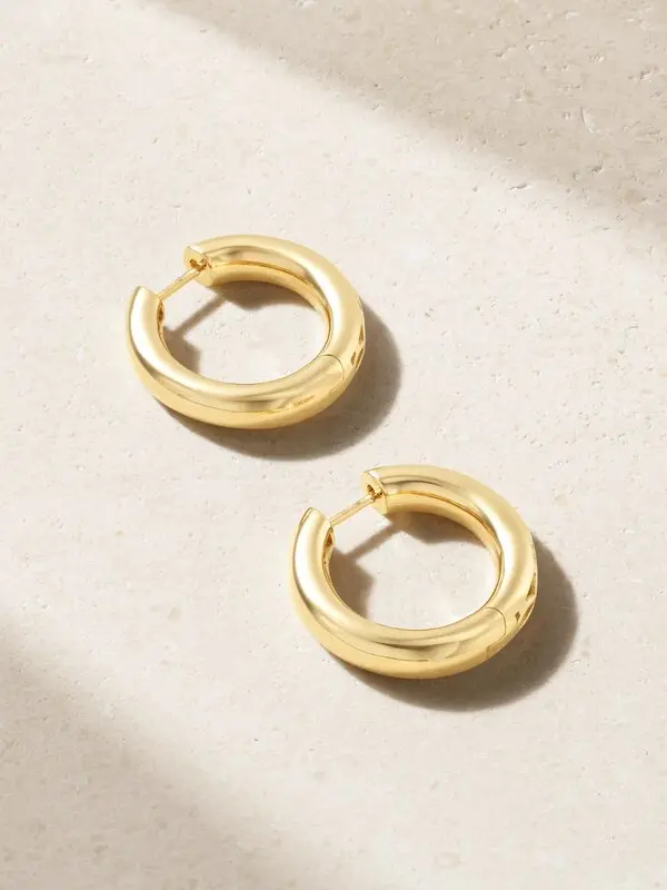 ANITA KO Cosmo 18-karat Hoop Earrings - Gold