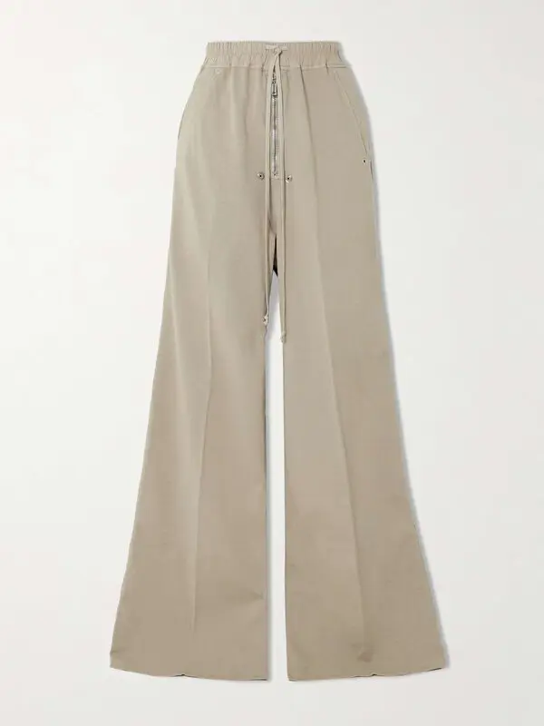 Rick Owens Cotton Wide-leg Pants - Brown