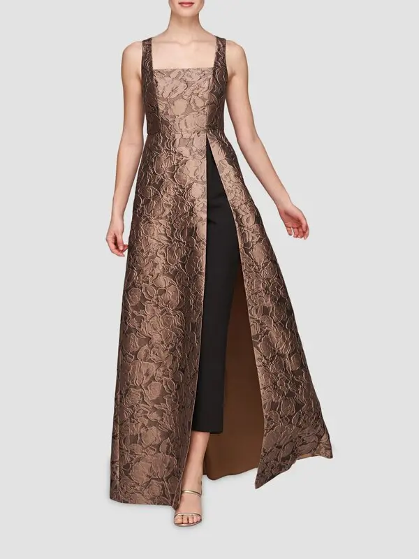 KAY UNGER Emerson Jacquard Walk-through Jumpsuit