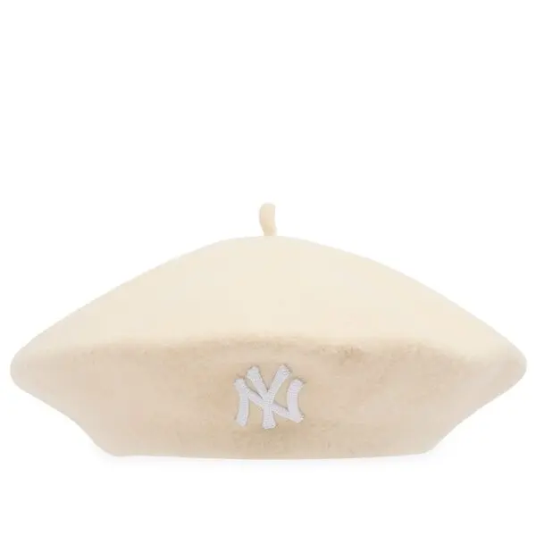 New Era New York Yankees Wool Beret - Natural