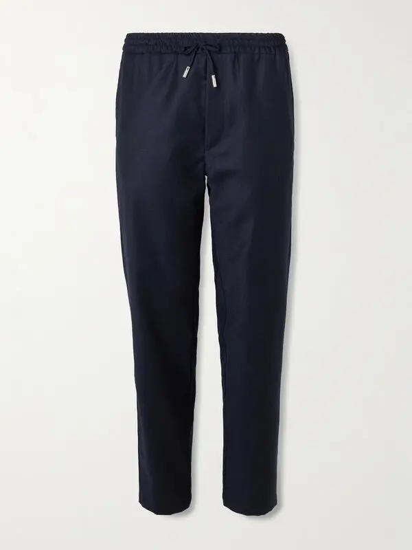 Mr P. James Slim-fit Wool-flannel Suit Trousers