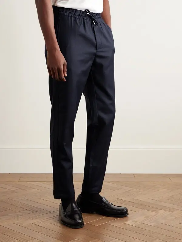 Mr P. James Slim-fit Wool-flannel Suit Trousers