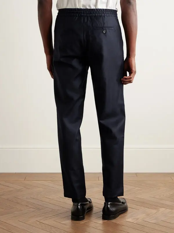 Mr P. James Slim-fit Wool-flannel Suit Trousers