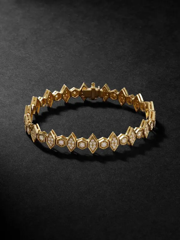 KOLOURS JEWELRY 18-karat And Diamond Xlarge Bracelet - Gold