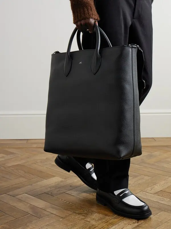 Mr P. Full-grain Leather Tote Bag
