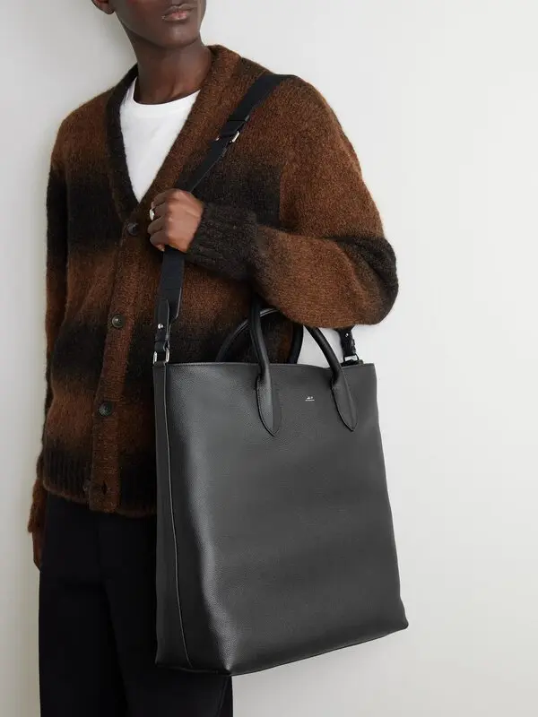 Mr P. Full-grain Leather Tote Bag