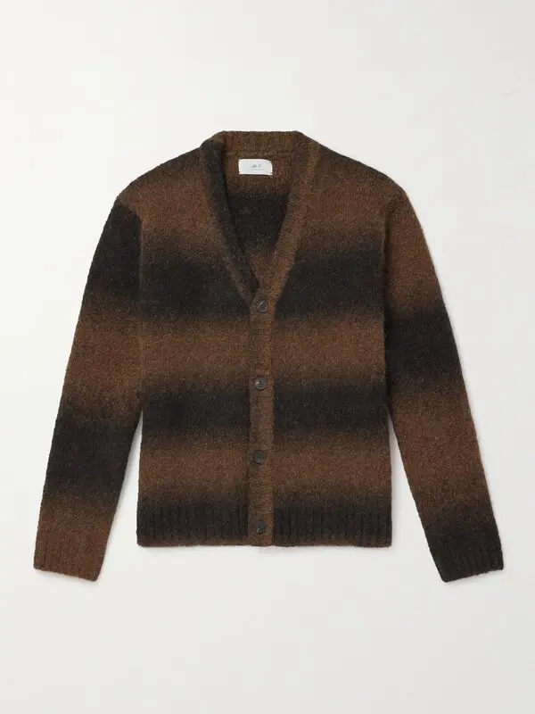 Mr P. Dégradé Knitted Cardigan