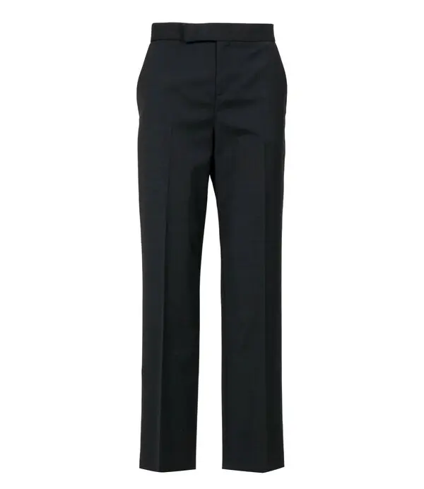Alberta Ferretti Wool Blend Trousers - Grigio Medio