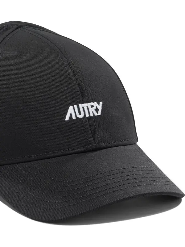 AUTRY Logo Baseball Cap - Black
