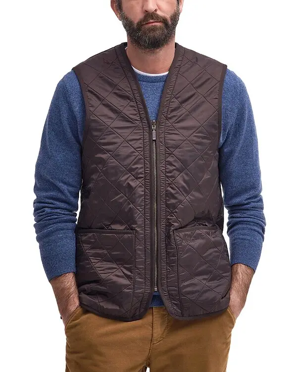 Barbour Quilted Vest - Dark Brown