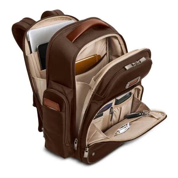 Briggs & Riley Work Large Cargo Backpack - Chocolate