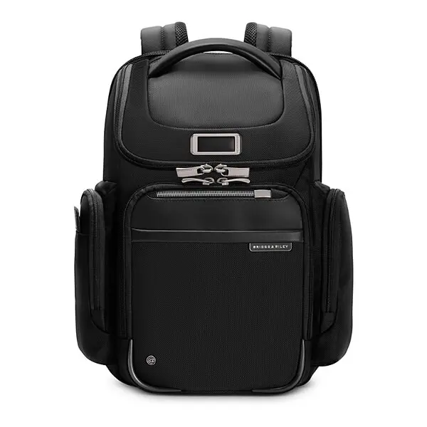 Briggs & Riley Work Medium Widemouth Backpack - Black