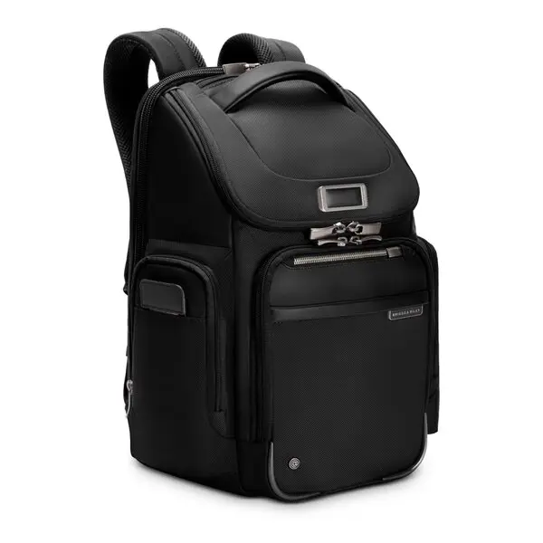 Briggs & Riley Work Medium Widemouth Backpack - Black
