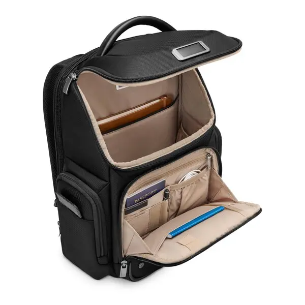 Briggs & Riley Work Medium Widemouth Backpack - Black