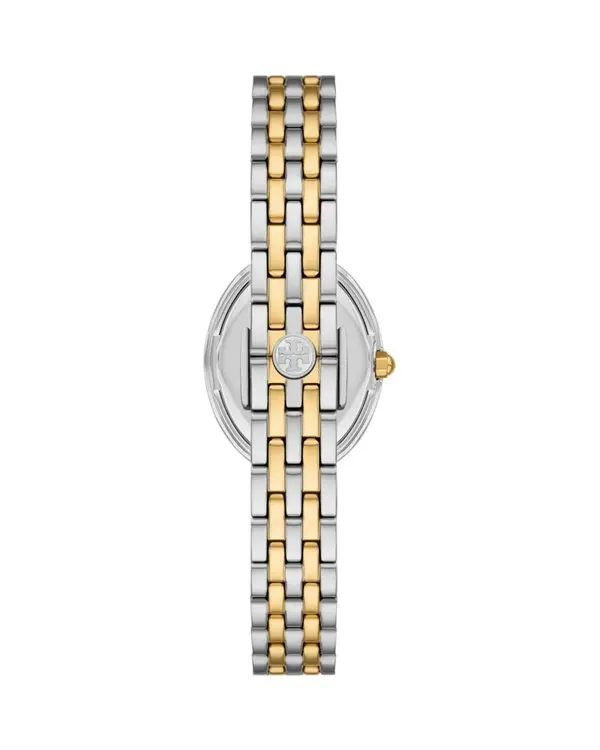 Tory Burch The Oval Watch 28mm - Cream/multi