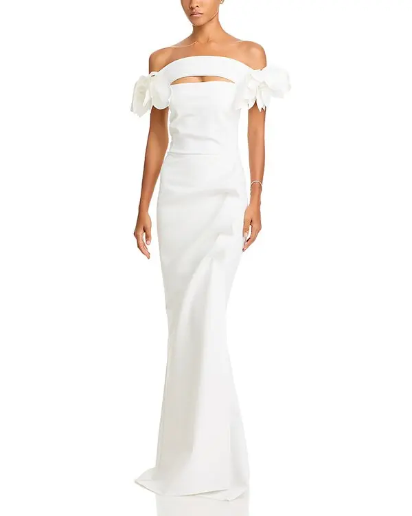 Chiara Boni La Petite Robe Gosiana Gown - White