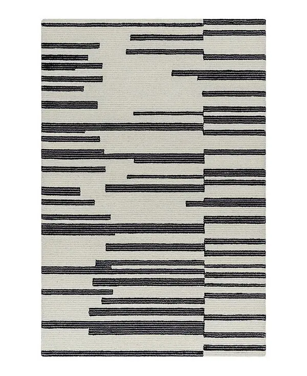 Livabliss Rossi 532309 Area Rug, 5' X 7'6 - Gray/black