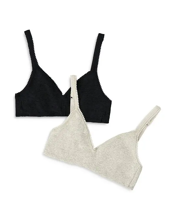 ON GOSSAMER Cabana Bralette - Black/gray