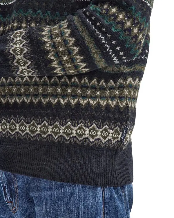 Barbour Crewneck Wool Sweater - Black Marl
