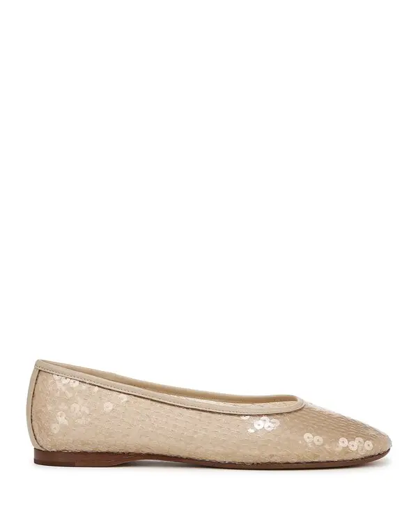 Vince Leah Sequin Ballet Flats