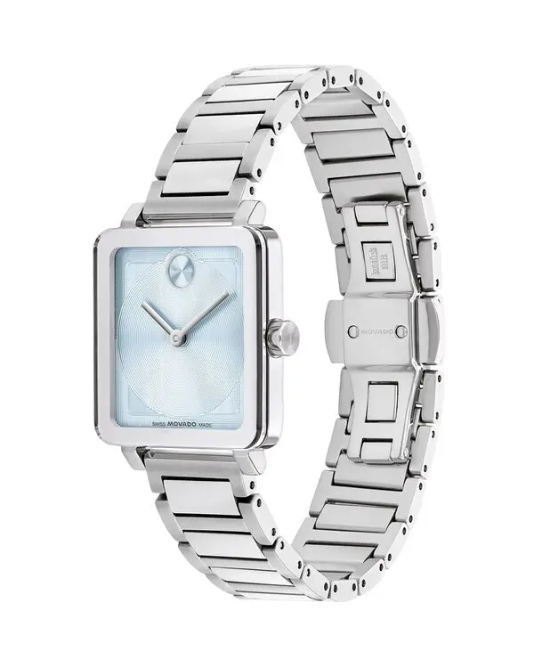 Movado Bold Evolution 2.0 Square Watch, 26mm X 28mm - Blue/silver