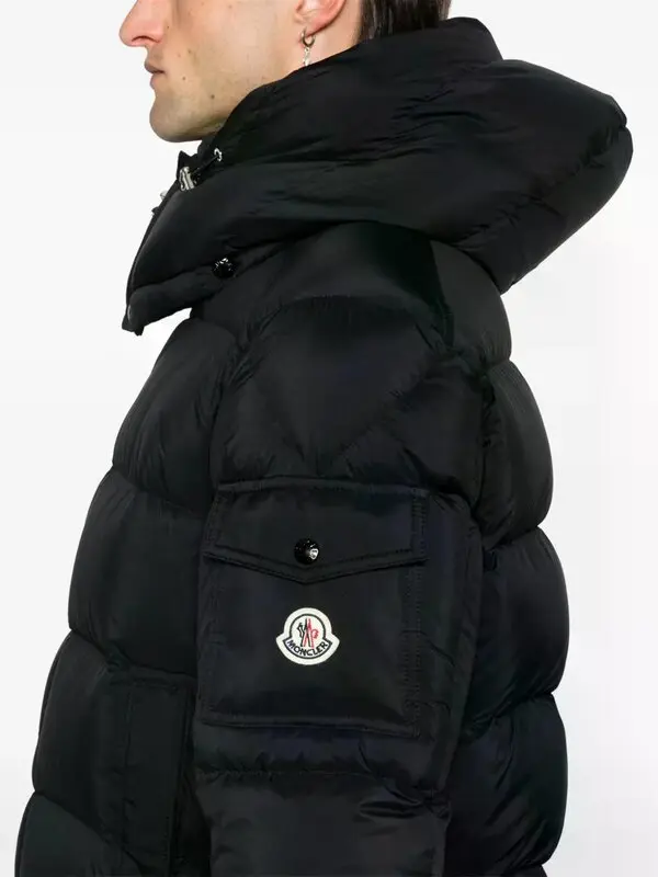 Moncler Vezere Puffer Jacket Black Editorialist