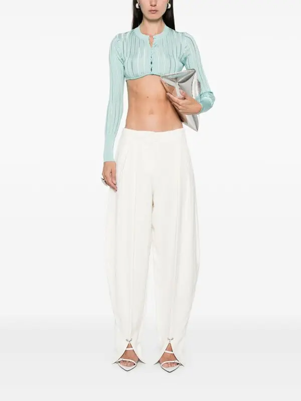 MUGLER Pierced Tailored Trousers