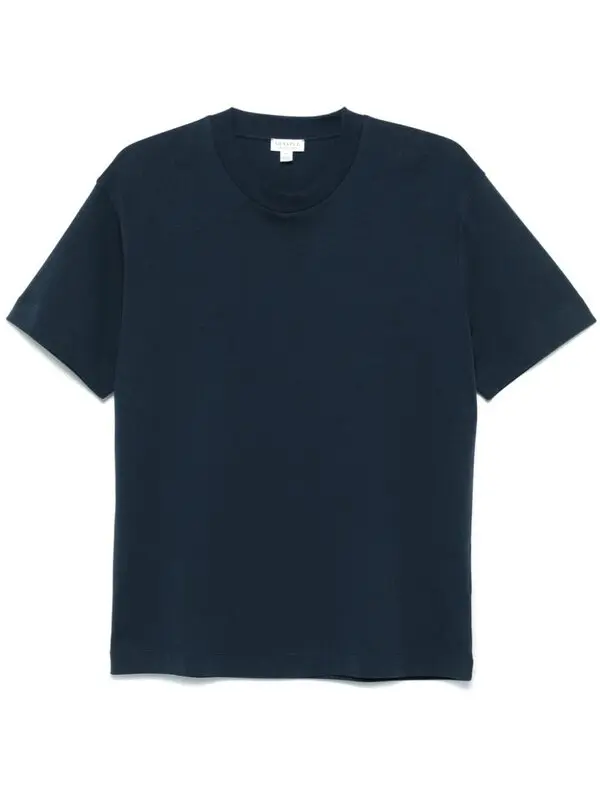Sunspel Crew-neck Short-sleeve T-shirt - Blue