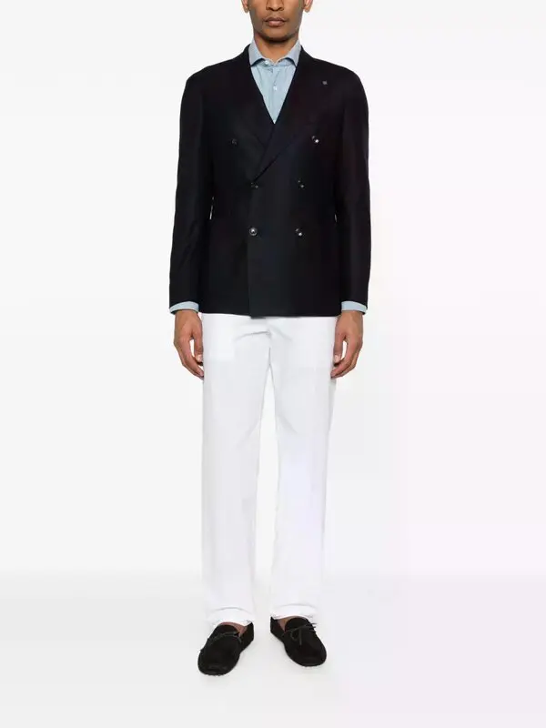 Tagliatore Double-breasted Blazer - Blue