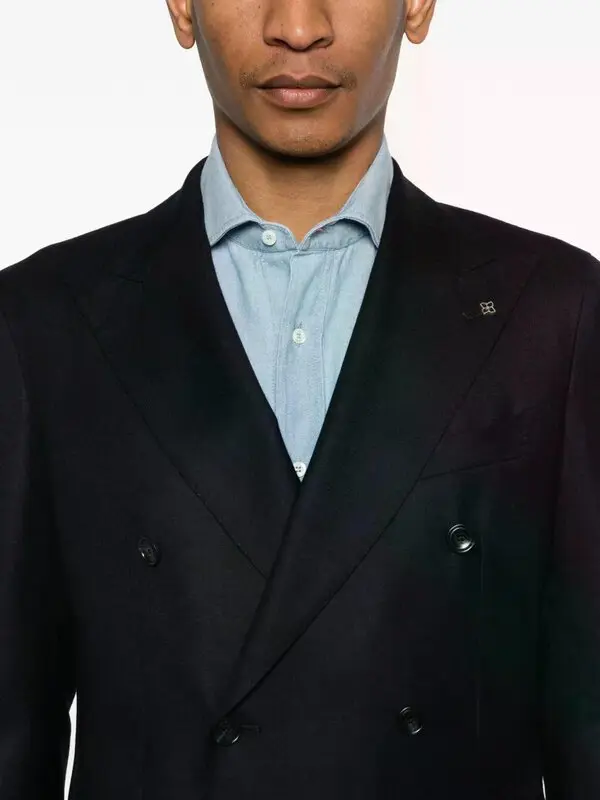 Tagliatore Double-breasted Blazer - Blue