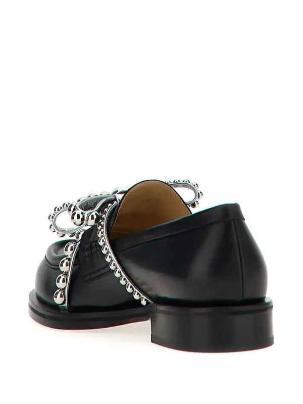 Mach & Mach Stud-embellished Loafers