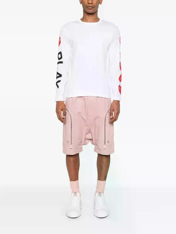 Play Comme Des Garcon Logo-print T-shirt - White