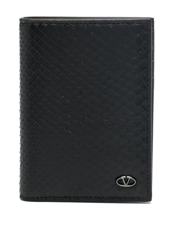 Valentino Garavani Leather Wallet - Black