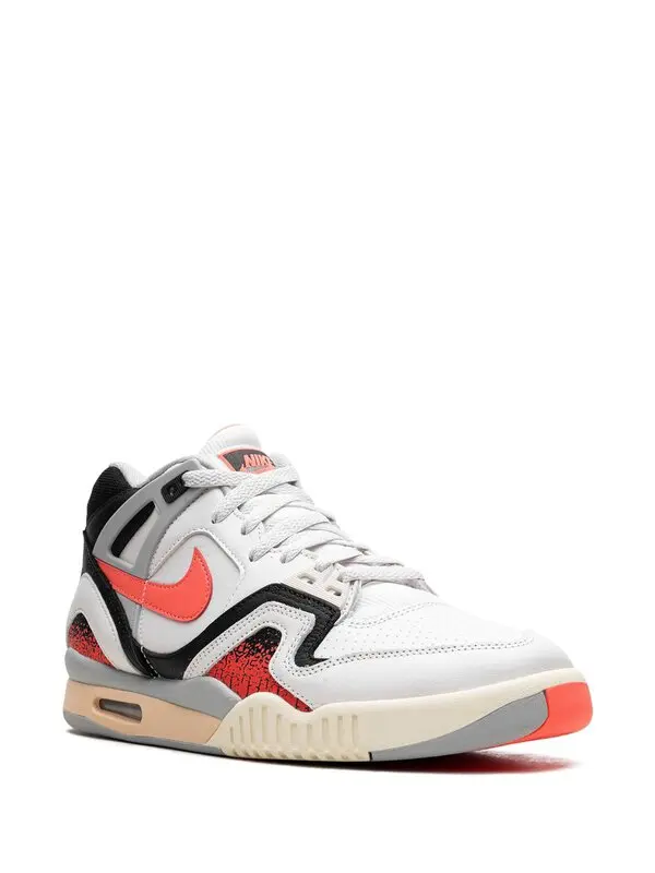Nike Air Tech Challenge Ii Hot Lava Sneakers - White