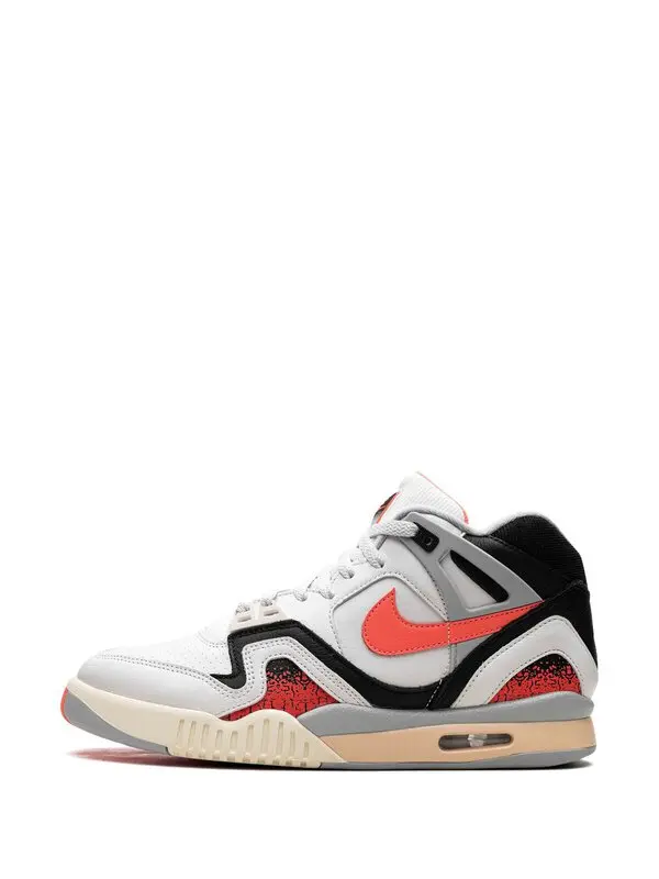 Nike Air Tech Challenge Ii Hot Lava Sneakers - White