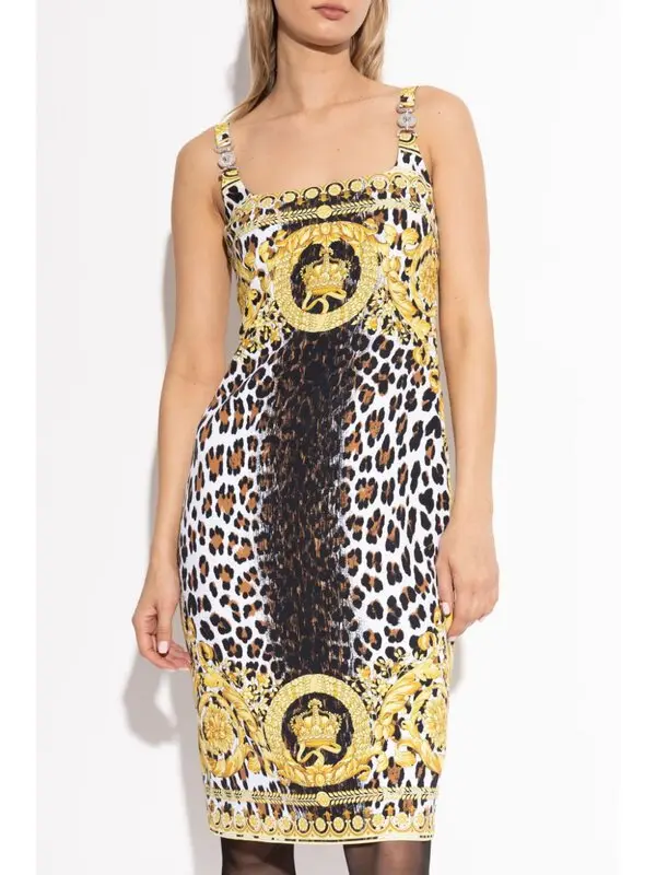 Versace Medusa-printed Dress