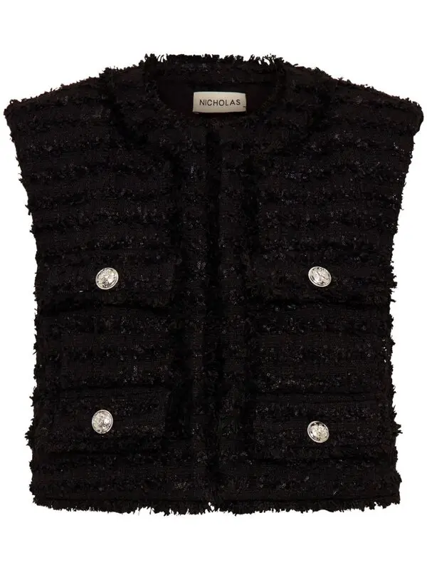 NICHOLAS Emersyn Tweed Vest