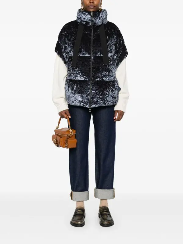 Herno Velvet Puffer Gilet