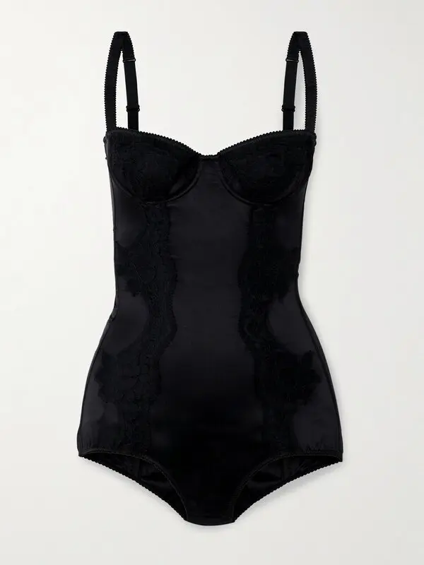 Dolce & Gabbana Lace-trimmed Bodysuit