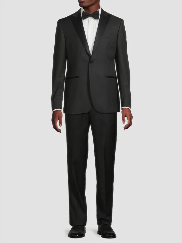 Corneliani Jacquard Tuxedo Peak-lapel Jacket