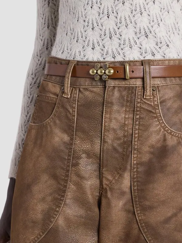 Isabel Marant Étoile Valdez Embellished Leather Belt