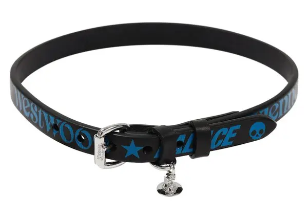 PALACE X Vivienne Westwood Leather Choker - Black