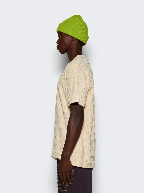 Givenchy Towelling Short Sleeve Tee - Ivory