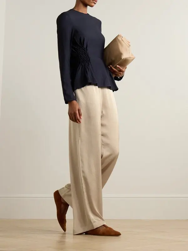 NET-A-PORTER FOR THE KING’S FOUNDATION Satin Pants