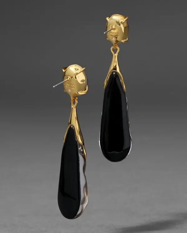 Alexis Bittar Bonbon Crystal Teardrop Earrings - Dune