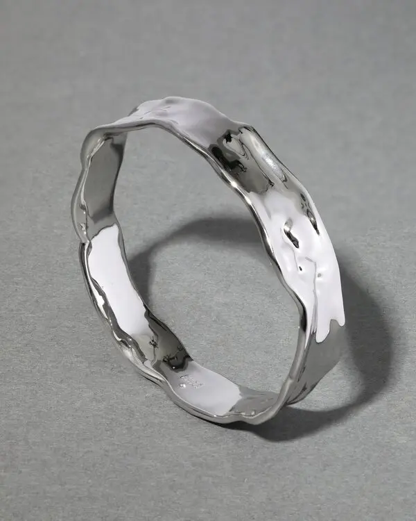Alexis Bittar Brut Strap Bangle - Silver