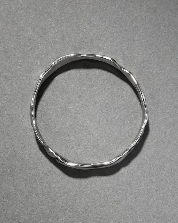 Alexis Bittar Brut Strap Bangle - Silver