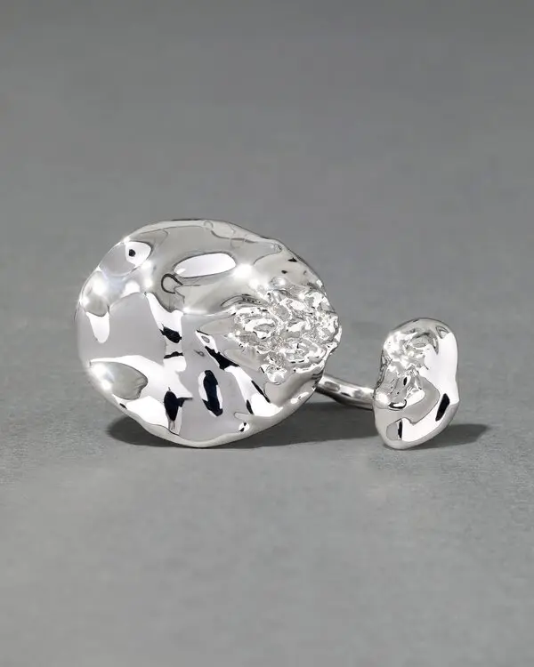 Alexis Bittar Brut Double Disc Ring