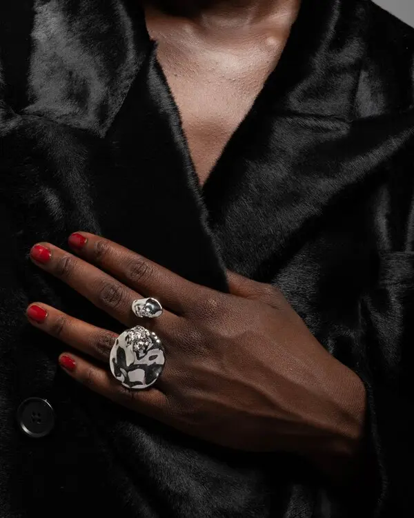 Alexis Bittar Brut Double Disc Ring